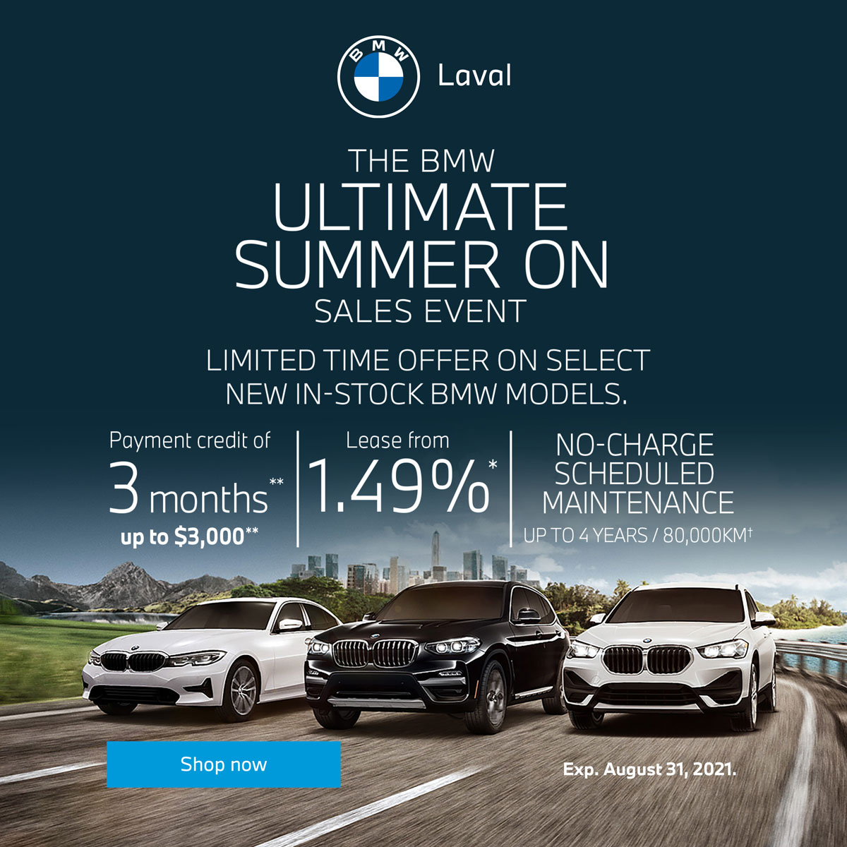 New BMW dealership in Laval, QC H7T 2X3 | BMW Laval