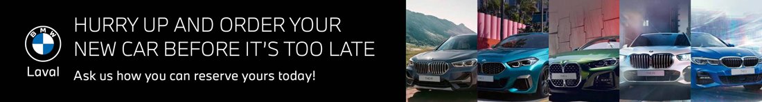 New vehicles for sale in Laval, QC | BMW Laval